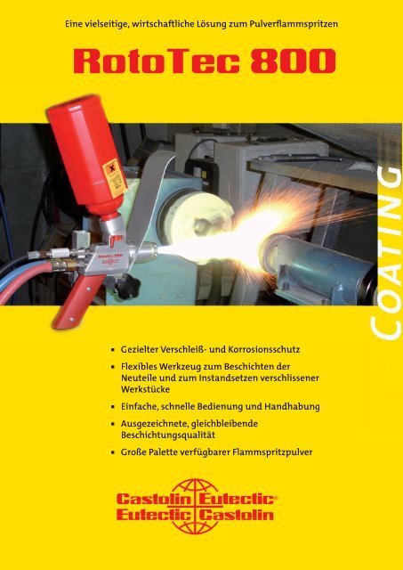 RotoTec 800 - Castolin Eutectic