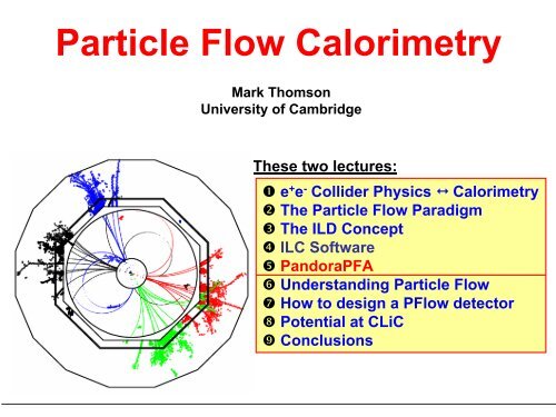 Particle Flow Calorimetry and ILC Detector Design - Center for High ...