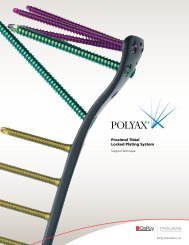 PolyAx Proximal Tibial/Distal Femoral Locking Plating ... - Biomet