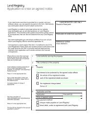 Official copy of register of title - Sample - Land Registry