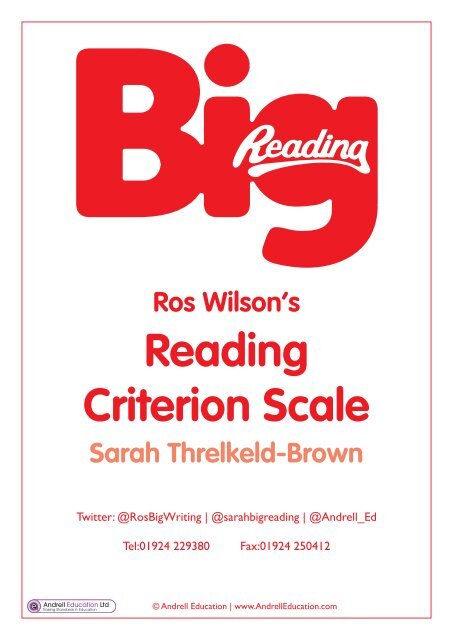 The-Big-Reading-Criterion-Scale