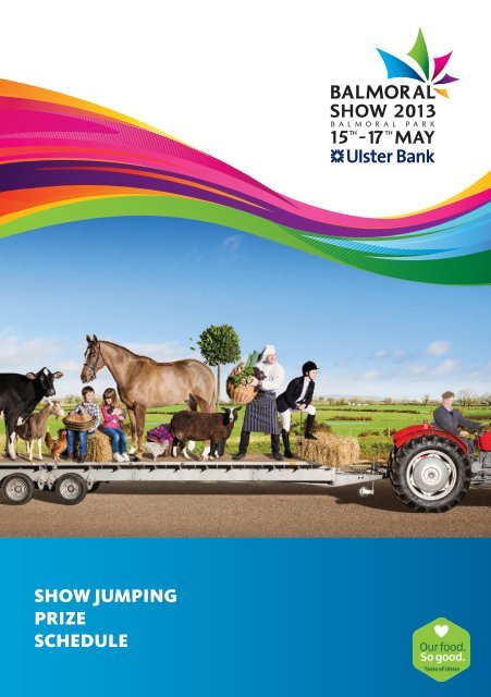 SHOW JUMPING PRIZE SCHEDULE - Balmoral Show