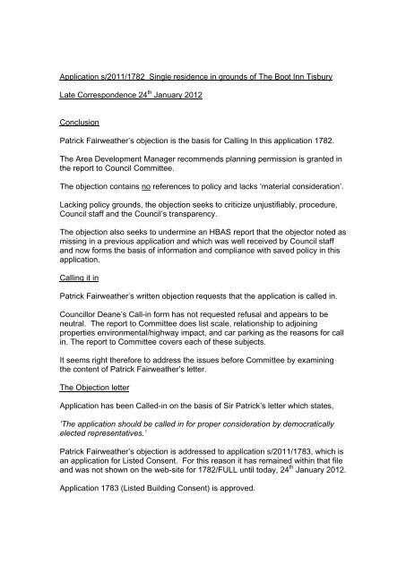 Planning Permission Objection Letter Template - vrogue.co