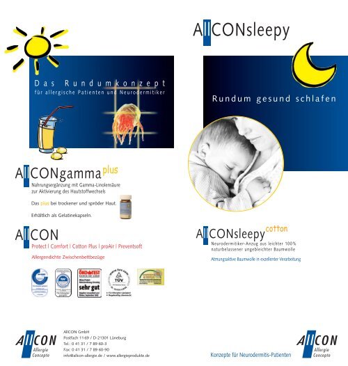 AllCONsleepy Flyer - AllCON Allergie GmbH