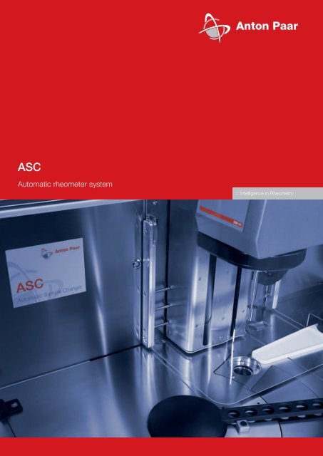 Automatic rheometer system - Anton Paar.com