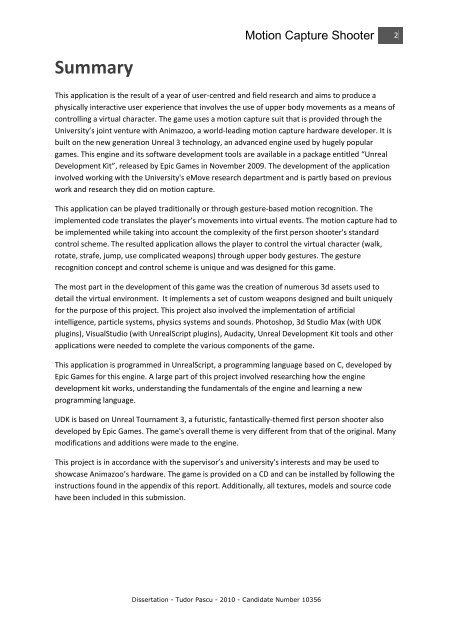 Summary Motion summary-motion