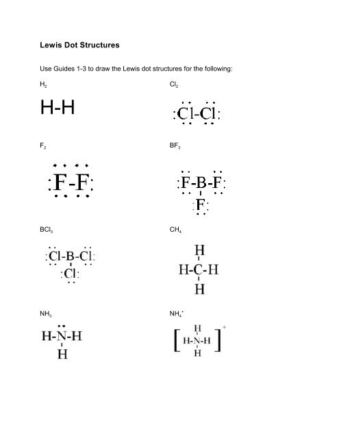 Lewis Dot Structures