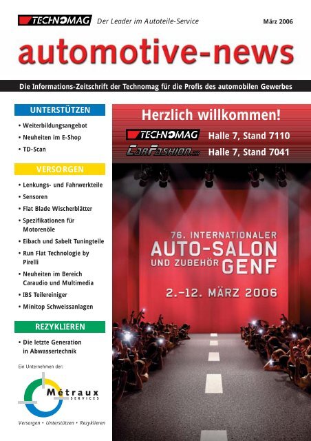 Herzlich willkommen! - Technomag AG