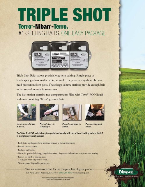 Triple Shot TNT Specimen Label / MSDS - Nisus Corporation