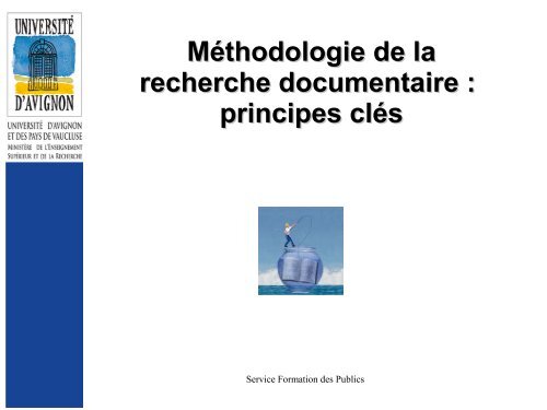 Initiation à la recherche documentaire