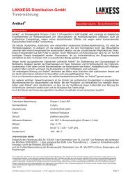 Vulkanox BHT solid - LANXESS Distribution GmbH