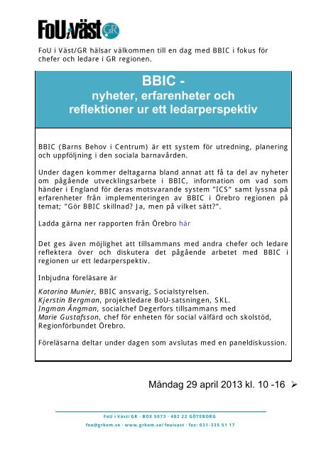 BBIC - - GR