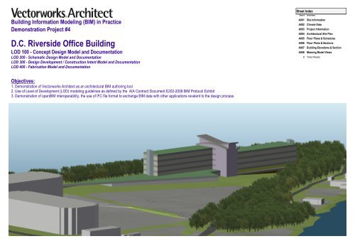 D.C. Riverside Office Building - Vectorworks