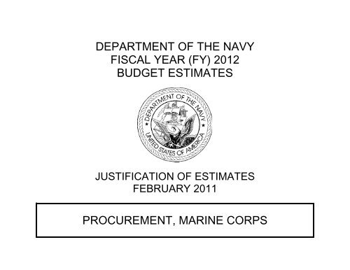 Procurement Marine Corps