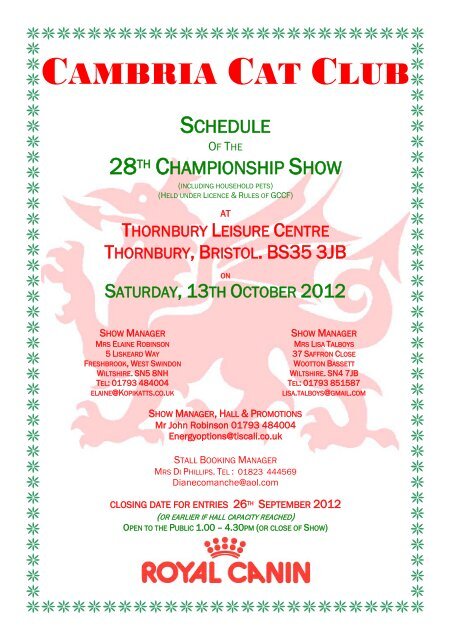 Schedule - Siamese Cat Breeder