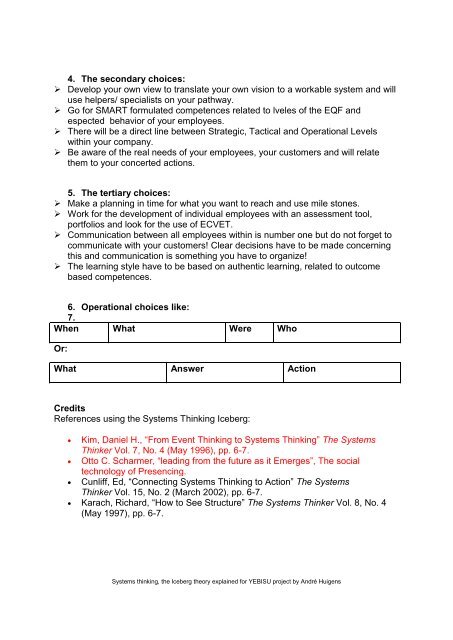 Transfer: we have to