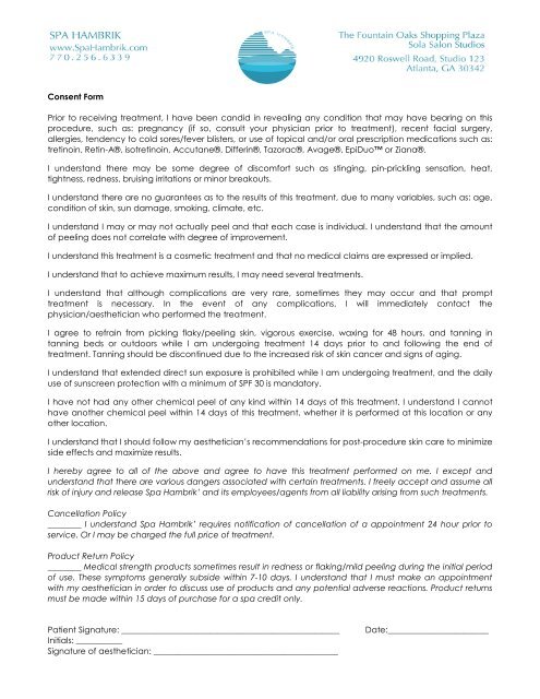 Consent Form - Hgsitebuilder.com hgsitebuilder