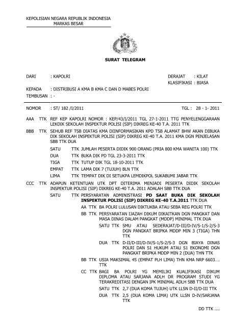 MARKAS BESAR - PPID Polri