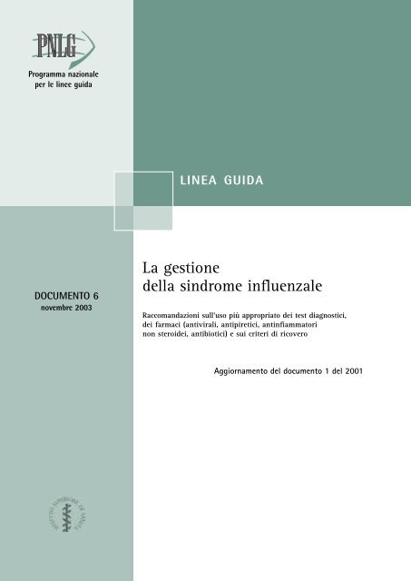 Il documento (formato pdf) - Sistema Nazionale Linee Guida