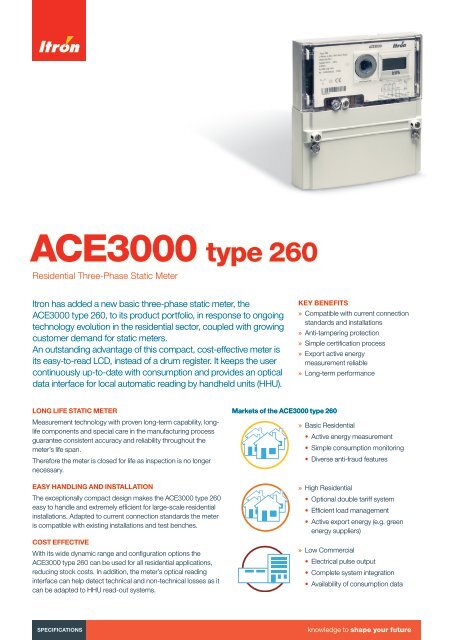 ACE3000 type 260 - Itron