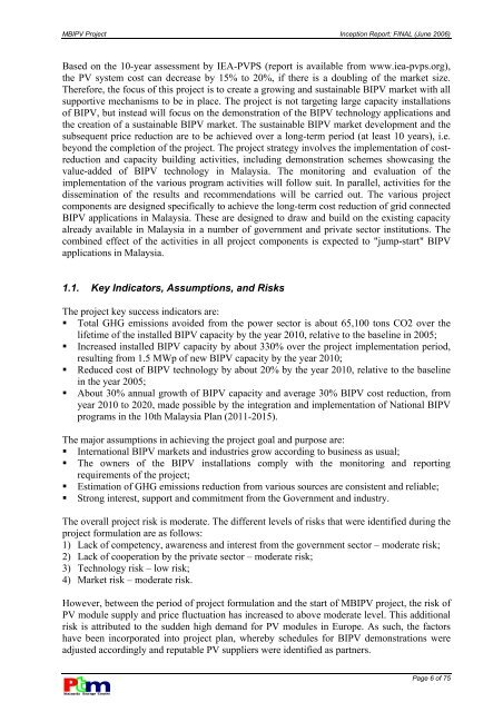 MBIPV Project Inception R