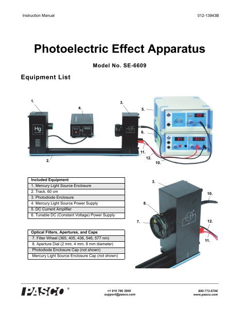 Photoelectric Effect Experiment Apparatus