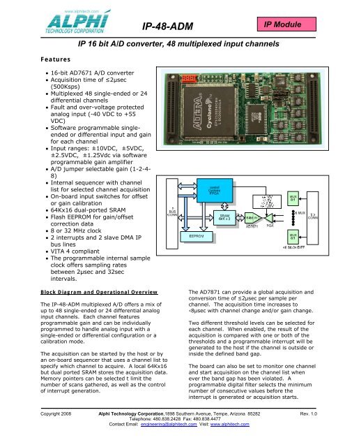 IP-48-ADM - Alphi Technology
