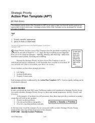 action plan template 1 priority - School Development Planning ...