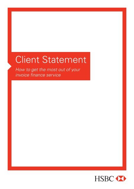 How to read your monthly statement - HSBC