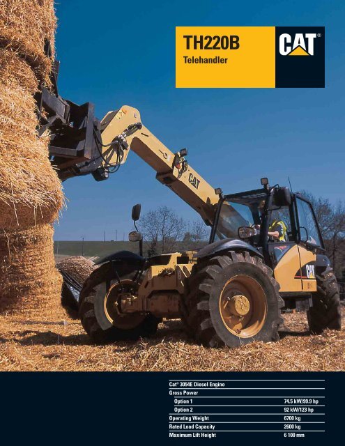 Caterpillar Telehandler Specs