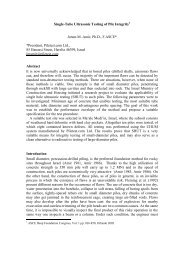 Method Statement Sonic Integrity Testing (Pile ... - Profound BV