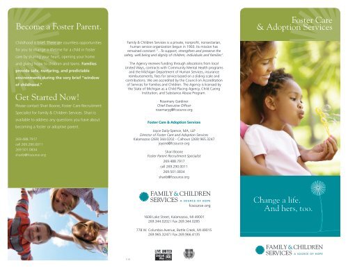 Foster Care Brochure.pdf - Family & Children Services