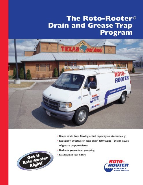 The Roto-Rooter Drain and Grease Trap Program - Roto-Rooter of ...