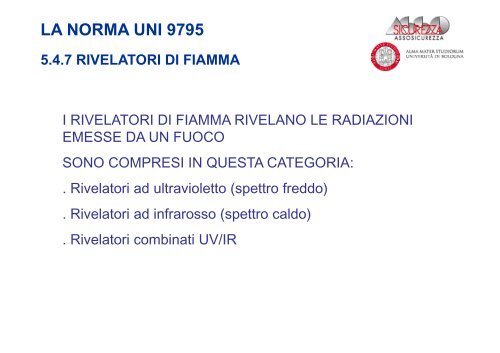 LA NORMA UNI 9795