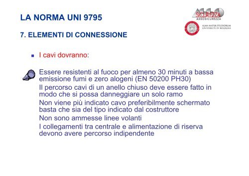 LA NORMA UNI 9795