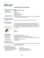 Biolog Redox Dye Mixes - Biolog Inc.