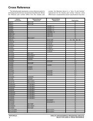 antifreeze/coolant technology cross reference chart - Boyer Petroleum