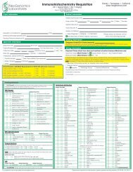 Test Menu PDF - NeoGenomics Laboratories