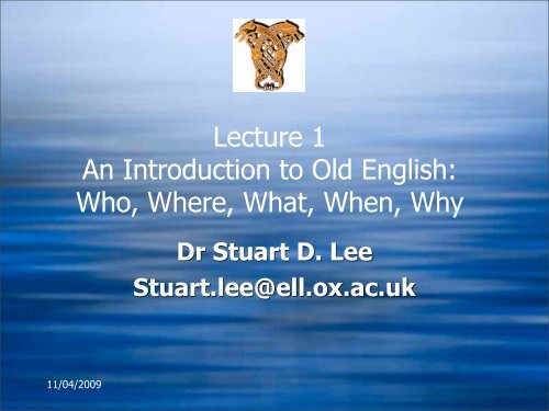 An Introduction to Old English