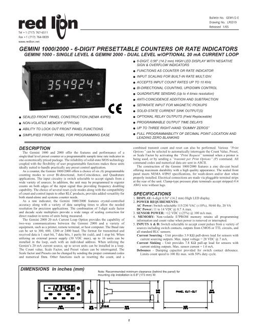 GEM1 - Red Lion Controls