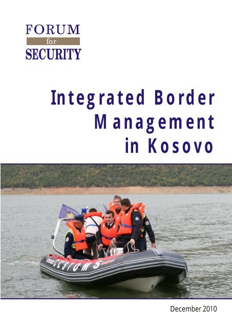 Integrated Border Management in Kosovo - QKSS