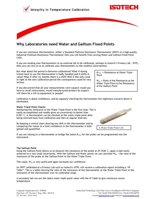 Triple Point Of Water Cell
