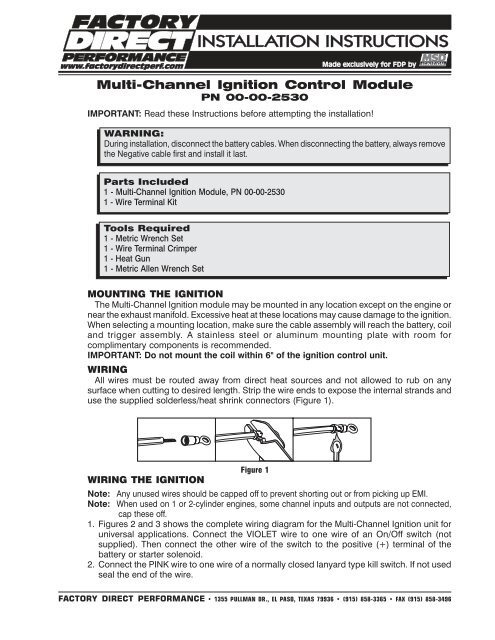 Multi-Channel Ignition Control Module