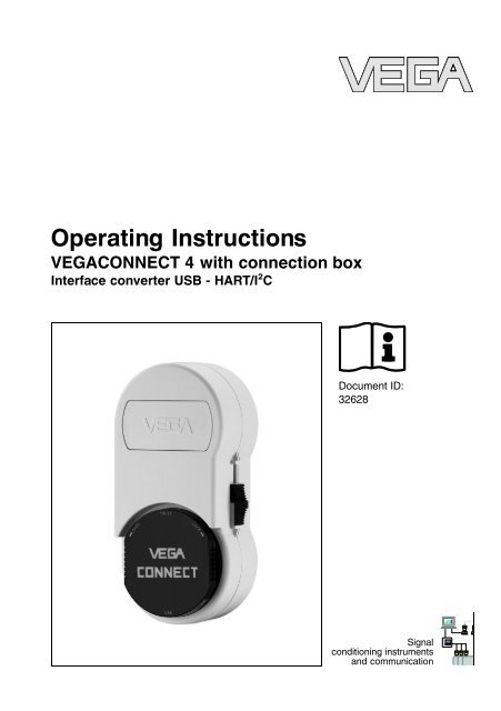 Operating Instructions - VEGACONNECT 4 with connection box ...