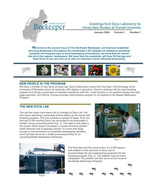 Greetings from Dyce Laboratory for Honey Bee Studies at Cornell ...