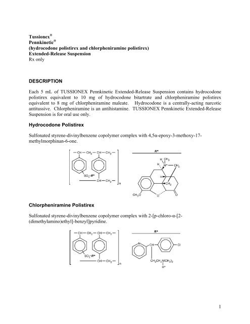 Tussionex Suspension