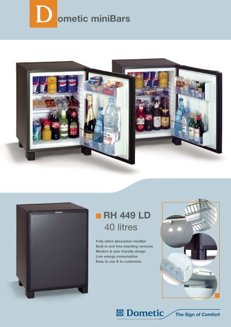 D ometic miniBars RH 449 LD 40 litres - Minibar.cz