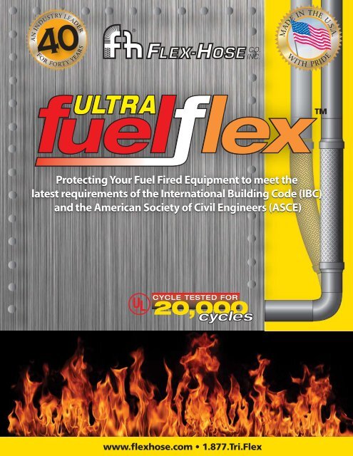 UltraFuel Flex UL-536 Gas/Fuel Connectors - Flex-Hose Co Inc