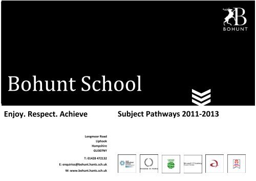 Pathways Booklet - Bohunt School
