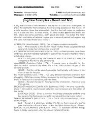 Syllabus (PDF) - Norman Hollyn's Home of Film Editing